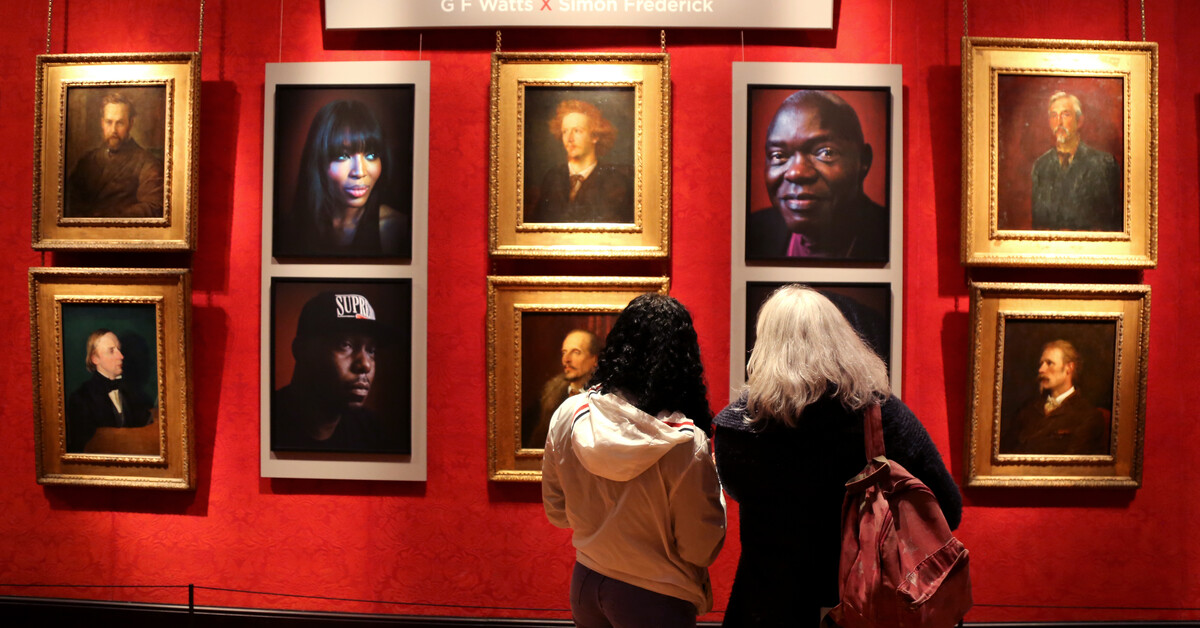 Faces of Fame: G F Watts X Simon Frederick exhibition tour | Watts Gallery