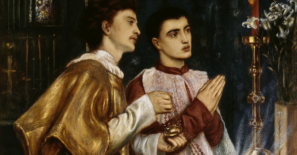 Dan Vo on Simeon Solomon, Two Acolytes Censing, Pentecost | Watts Gallery
